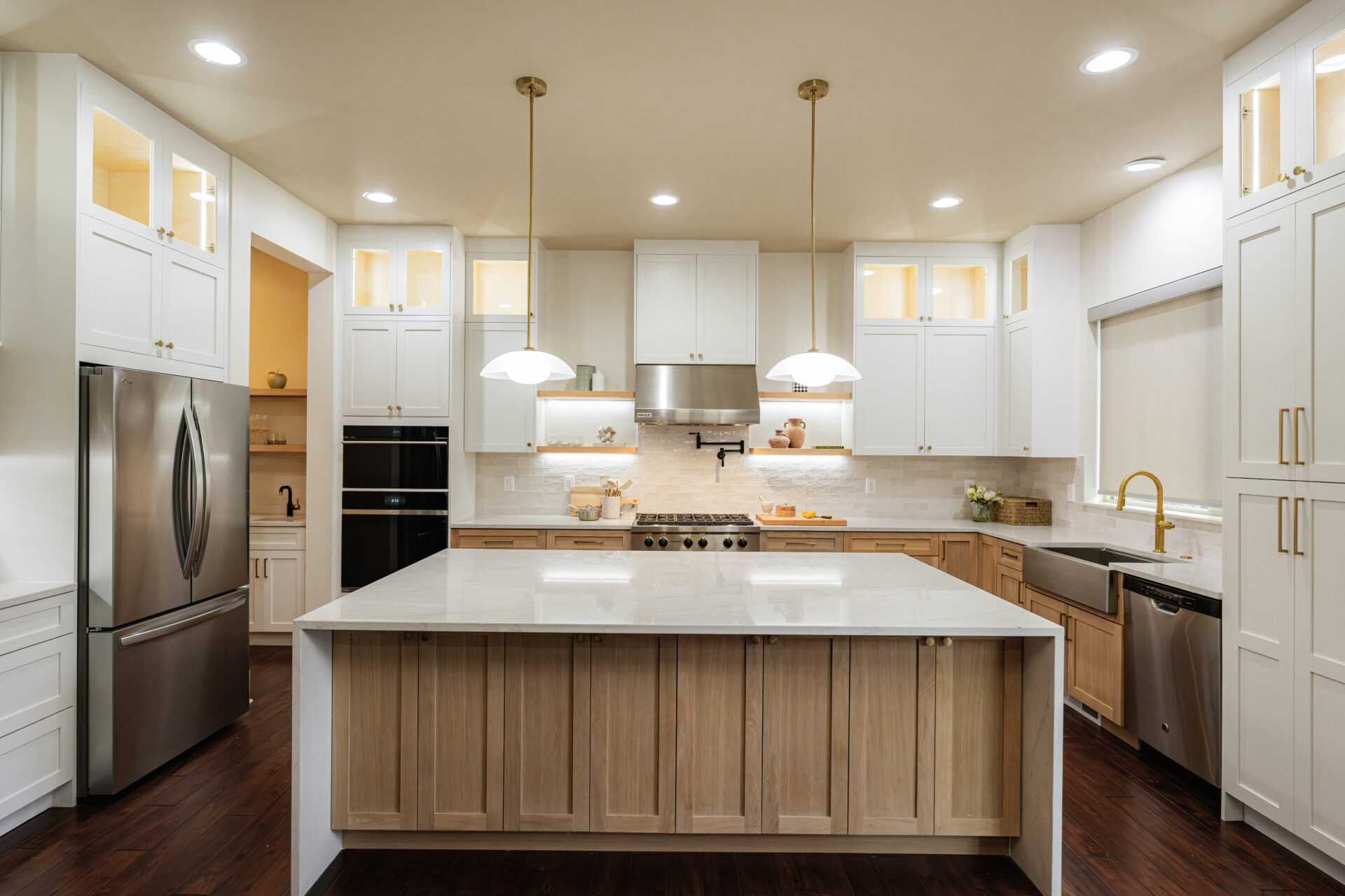 Sleek Modern Kitchen - Cabinets Core | Auburn Kitchen Cabinets ...